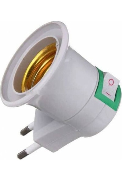 caddeoutlet Fişli Duy Düğmeli Anahtarlı E27 Duy Aç Kapa Duy caddeoutlet Fişli Duy Düğmeli Anahtarlı E27 Duy Aç Kapa Duy