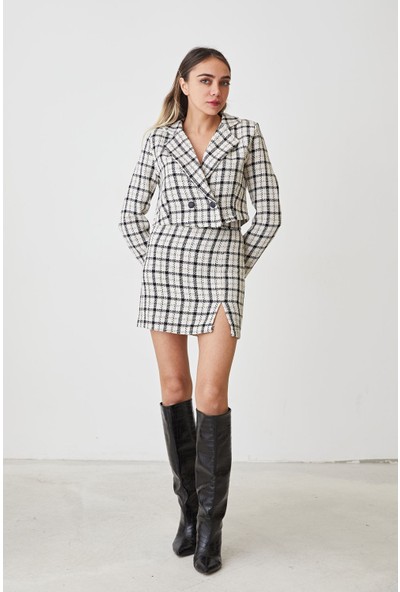 Etek Takım-Ekru Etek Takım-Ekru