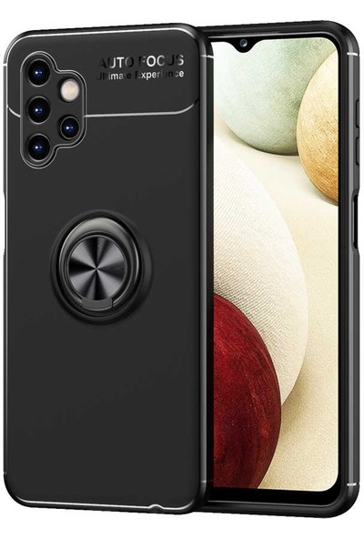Samsung Galaxy A23 4g Kılıf Yüzüklü Kamera Korumalı Silikon
