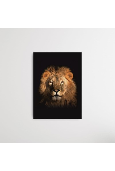 Newresim Tablo Atolyesi Aslan Portre 70 x 100 cm Newresim Tablo Atolyesi Aslan Portre 70 x 100 cm