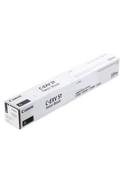 Canon C-Exv-51 Siyah Orjinal Toner Image Runner Advance Canon C-Exv-51 Siyah Orjinal Toner Image Runner Advance
