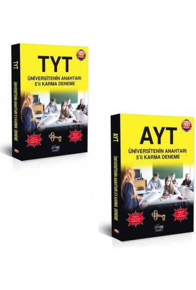 Ankara Kariyer Yayınları 2022 TYT AYT Üniversitenin Anahtarı Karma Denemeler Set Ankara Kariyer Yayınları 2022 TYT AYT Üniversitenin Anahtarı Karma Denemeler Set