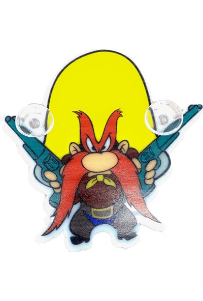 Oto Aksesuarcım Yosemite Sam Vantuzlu Pleksi Cam Süsü Oto Aksesuarcım Yosemite Sam Vantuzlu Pleksi Cam Süsü