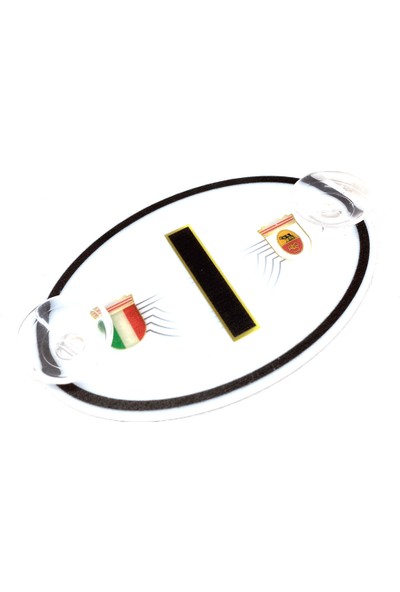 Oto Aksesuarcım Italya Bayraklı I Plaka Oval Vantuzlu Pleksi Cam Süsü Beyaz 11X7.5CM Oto Aksesuarcım Italya Bayraklı I Plaka Oval Vantuzlu Pleksi Cam Süsü Beyaz 11X7.5CM