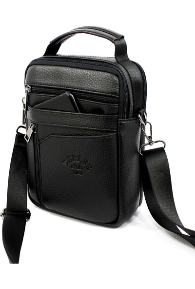 Deri. se Clup Deri.se Clup Erkek El ve Omuz Askılı Çapraz Çanta Siyah Ren
