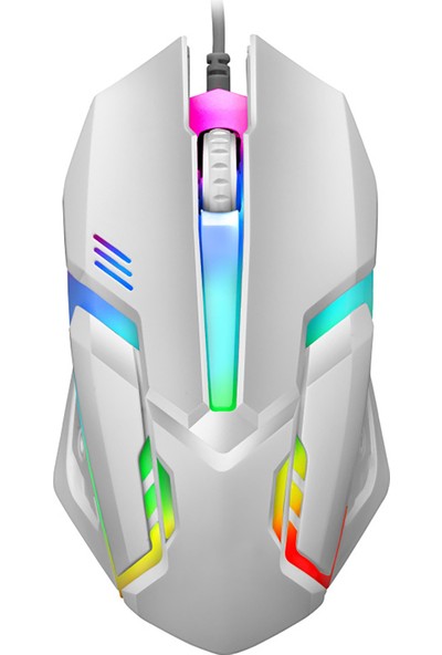 Easyde USB Kablolu Işıklı Oyun Faresi (Yurt Dışından)