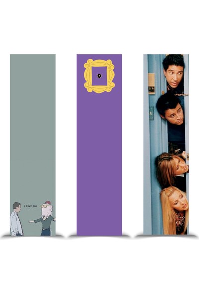 Friends Series 3'lü Kitap Ayracı Friends Series 3'lü Kitap Ayracı