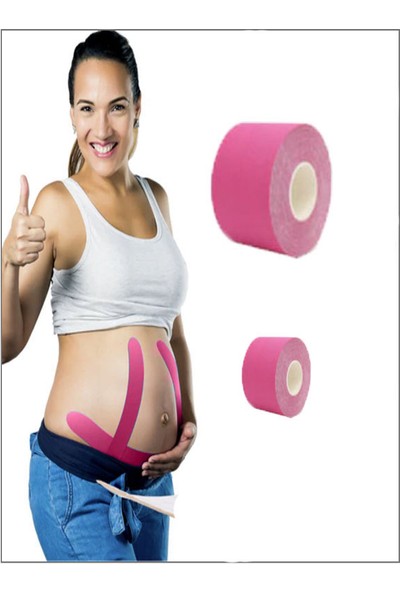 İnobag Göbek Destekleyici Bant Pembe Renk İnobag Göbek Destekleyici Bant Pembe Renk