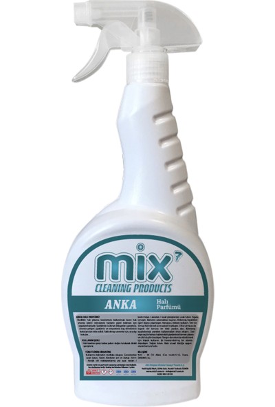 Mix Mix7 Anka Halı ve Oda Parfümü 750 ml Mix Mix7 Anka Halı ve Oda Parfümü 750 ml