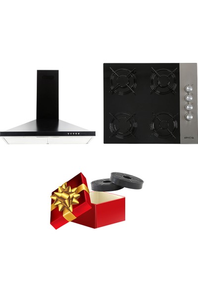 Arnova Jetair Karbon Filtre Hediyeli Siyah Set (Hera + Ao 60 Bl - 4gesm-X)