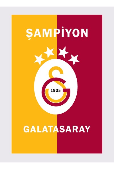 Şampiyon Galatasaray Bayrak 250X150