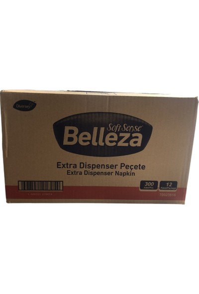 Belleza Extra Dispanser Peçete 12X300 Adet Belleza Extra Dispanser Peçete 12X300 Adet