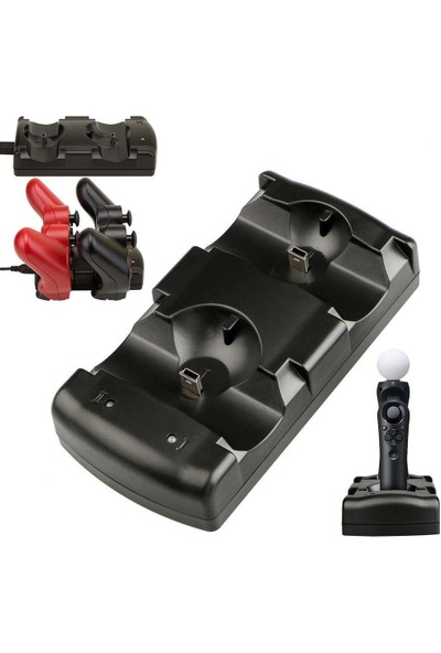 Yues Ps3 Joystick Şarj Standı Dualshock 3 Şarj Istasyonu Göstergeli Yues Ps3 Joystick Şarj Standı Dualshock 3 Şarj Istasyonu Göstergeli