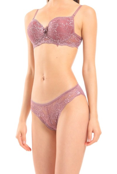 Asel Sütyen Takımı Dolgusuz Boş Vizon