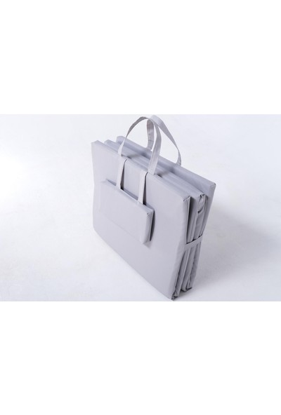 Punta Su Geçirmez Yastıklı, Katlanır, Taşınır Lux Şezlong Minderi (Açık Gri) Punta Su Geçirmez Yastıklı, Katlanır, Taşınır Lux Şezlong Minderi (Açık Gri)