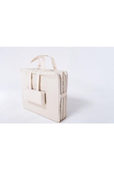 Punta Su Geçirmez Yastıklı, Katlanır, Taşınır Lux Şezlong Minderi (Açık Bej) Punta Su Geçirmez Yastıklı, Katlanır, Taşınır Lux Şezlong Minderi (Açık Bej)