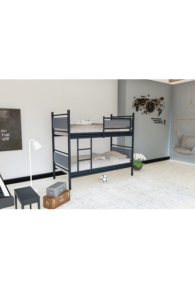 Metalia Gm 128 Star Ahşap Metal Ranza Si̇yah-Antrasi̇t Gri̇ Metalia Gm 128 Star Ahşap Metal Ranza Si̇yah-Antrasi̇t Gri̇