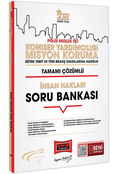 Yargı Yayınevi 2022 Polis Meslek Içi Komiser Yardımcılığı Misyon Koruma Insan Hakları Soru Bankası