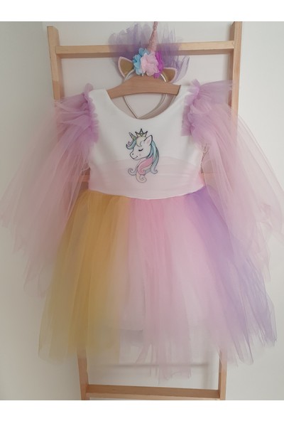 Minimio Kids Unicorn Tütü Elbise