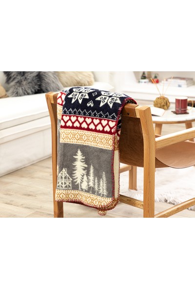 English Home Winterfell Akrilik Tv Battaniye 130X170 cm Lacivert-Kırmızı English Home Winterfell Akrilik Tv Battaniye 130X170 cm Lacivert-Kırmızı