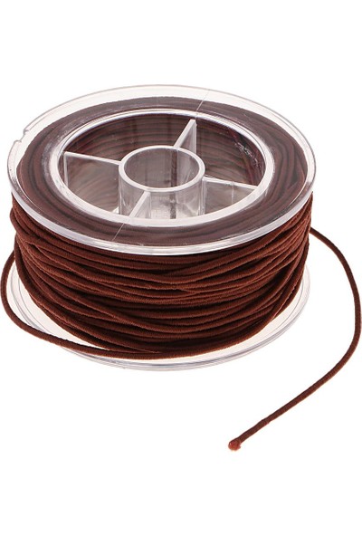 Basto Mücevherat Için Elastik Kordon Uzatma Dıy Iplik Ipi Açık Kahverengi 18M (Yurt Dışından)