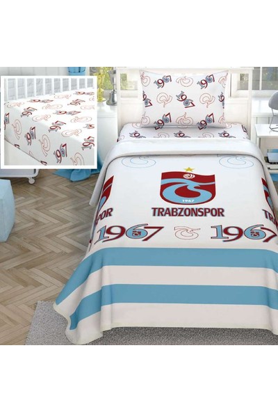 Zorluteks Trabzonspor Tek Kişilik Çarşaf 160 x 230 cm + Yastık Kılıfı Zorluteks Trabzonspor Tek Kişilik Çarşaf 160 x 230 cm + Yastık Kılıfı