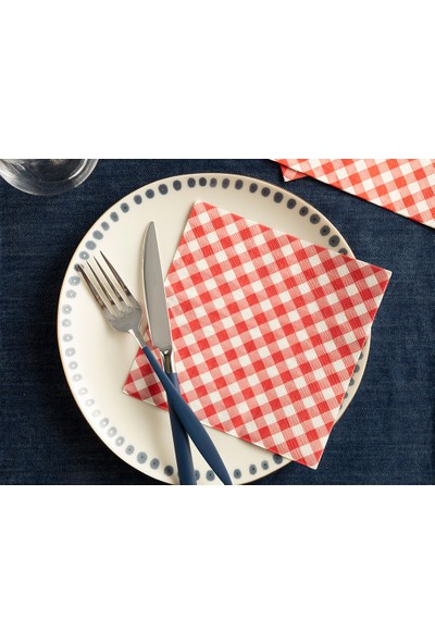 English Home Gentle Square Kağıt 20'li Kağıt Peçete 33X33 cm Kırmızı English Home Gentle Square Kağıt 20'li Kağıt Peçete 33X33 cm Kırmızı