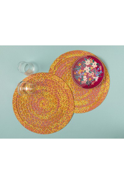 English Home Sunbeam Pp 2'li Amerikan Servis 38 cm Turuncu