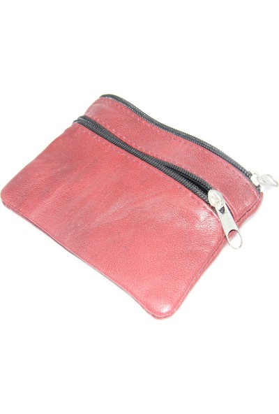 Derimine Deri Bordo Renk Fermuarlı Bozuk Para Cüzdanı Derimine Deri Bordo Renk Fermuarlı Bozuk Para Cüzdanı