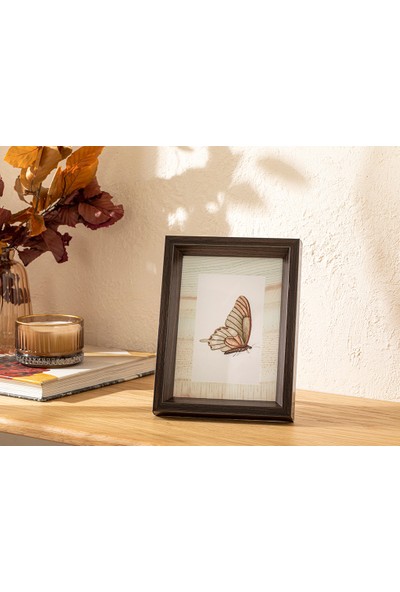 English Home Butterfly Çerçeve 13X18 cm Kahve English Home Butterfly Çerçeve 13X18 cm Kahve