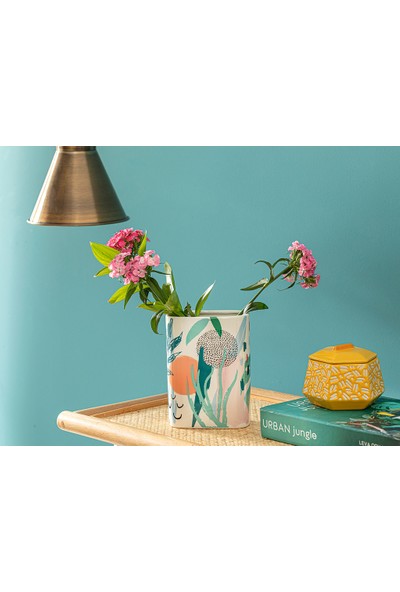 English Home Bright Florals Vazo 12,5X7X17,3 cm Multicolor