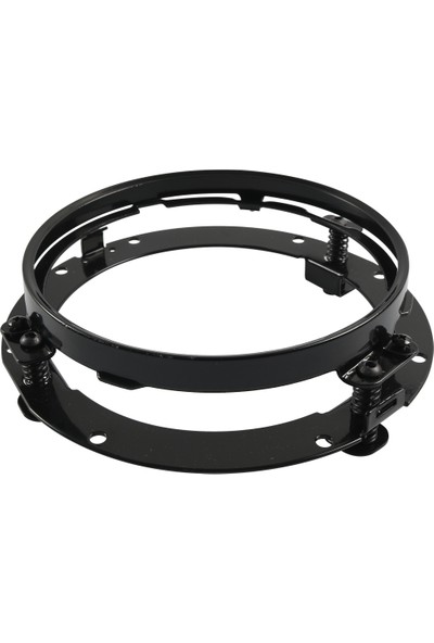 ZHKJ Shop Motosiklet 7 İnç Yuvarlak Far Yüzük Montaj Braketi İçin Harley Davidson (Siyah) (Yurt Dışından)