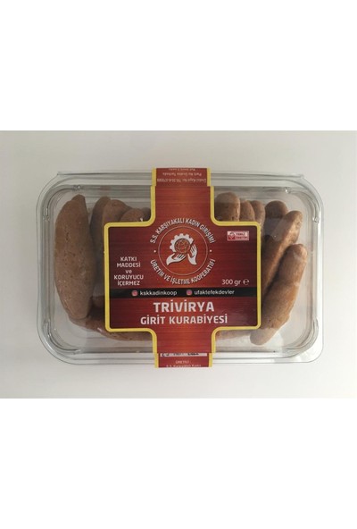Karşıyakalı Kadın Girişimi Kooperatifi Trivirya Girit Kurabiye 300 gr