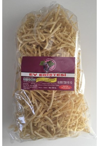 Kavacık Kadın Kooperatifi Erişte Ev Yapımı 500 gr