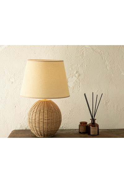 English Home Natural Abajur 35X54 cm Kahve