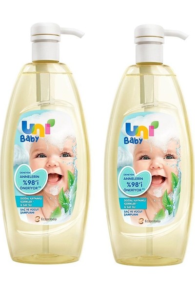 Uni Baby Göz Yakmayan Bebek Şampuanı 700 ml 2 Adet Uni Baby Göz Yakmayan Bebek Şampuanı 700 ml 2 Adet