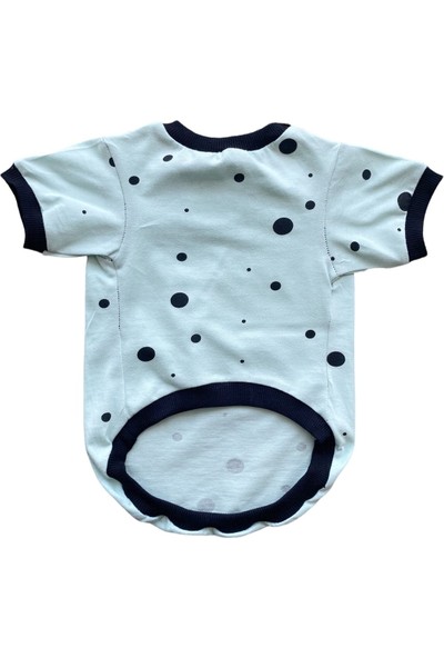 Bonanza Blue Dot Oval Yaka Köpek Tişörtü, Köpek Kıyafeti Bonanza Blue Dot Oval Yaka Köpek Tişörtü, Köpek Kıyafeti