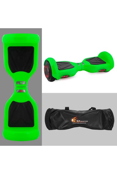 Gomaster Greeny 6.5 Inch Işıklı Akıllı Dengeli Elektrikli Kaykay Hoverboard Taşıma Çantalı Yeşil Gomaster Greeny 6.5 Inch Işıklı Akıllı Dengeli Elektrikli Kaykay Hoverboard Taşıma Çantalı Yeşil
