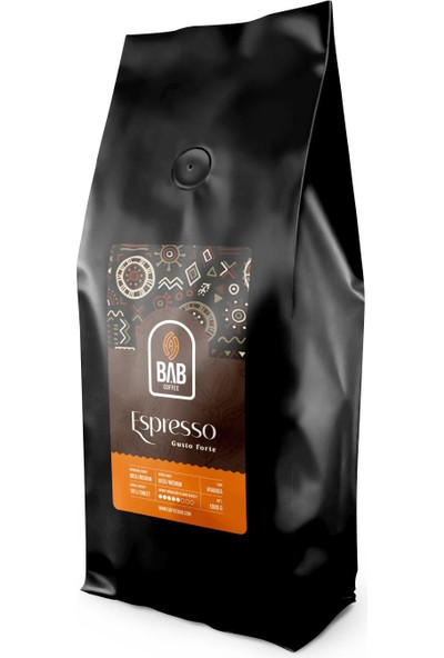 Bab Coffee Espresso Gusto Çekirdek 1000 gr Bab Coffee Espresso Gusto Çekirdek 1000 gr