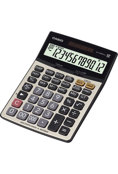 Mahi Max Casio Hesap Makinesi Masaüstü DJ-220D Plus 12 Hane