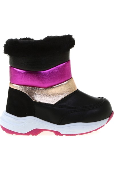 Mammaramma K01-ROMAN Siyah Kız Bebek Kar Botu