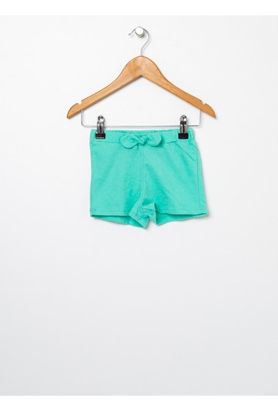 Mammaramma FGP29 %100 Pamuk Mint Kız Çocuk Şort