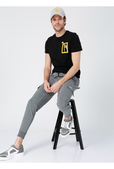 National Geographic Erkek Antrasit Melanj Sweatpant National Geographic Erkek Antrasit Melanj Sweatpant