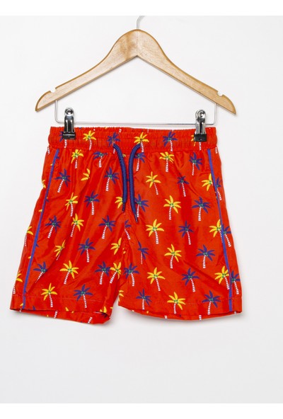 Limon Desenli Erkek Çocuk Şort Mayo