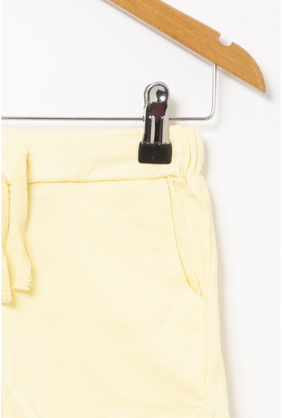 Limon Şort, 4 Yaş, Sarı