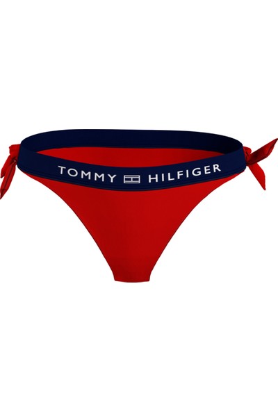 Tommy Hilfiger UW0UW03395XLG003 Kırmızı Kadın Bikini Alt
