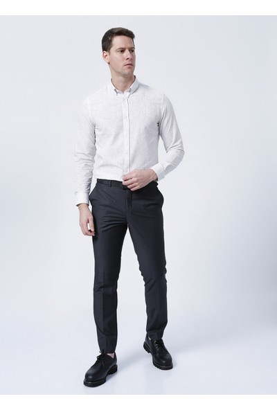 Fabrika Lastikli Basic Düz Antrasit Erkek Klasik Pantolon - Carrera Fabrika Lastikli Basic Düz Antrasit Erkek Klasik Pantolon - Carrera