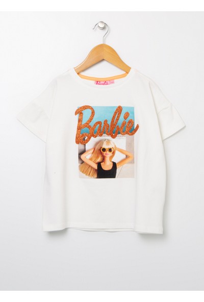 Barbie T-Shirt, 11-12 Yaş, Ekru Barbie T-Shirt, 11-12 Yaş, Ekru