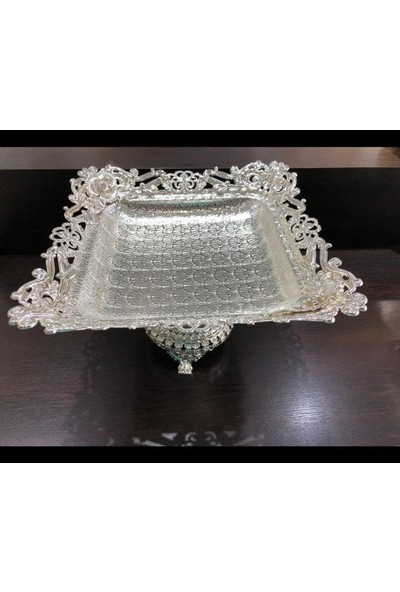 Lkm Gümüş Kristal Taşlı Çikolatalık Meyvelik LKM-158