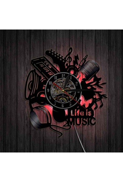 Veeki Müzik Vinil Kayıt Duvar Saati - Müzik Hayatı Müzik Aleti LED Işık Duvar Saati - Vinil Saat - Oturma Odası Duvar Dekoru (Yurt Dışından) Veeki Müzik Vinil Kayıt Duvar Saati - Müzik Hayatı Müzik Aleti LED Işık Duvar Saati - Vinil Saat - Oturma Odası Duvar Dekoru (Yurt Dışından)